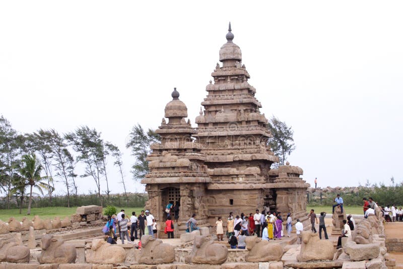 Waltempel Gebouwd Door Pallavas is Een Onescos Werelderfgoed in ...