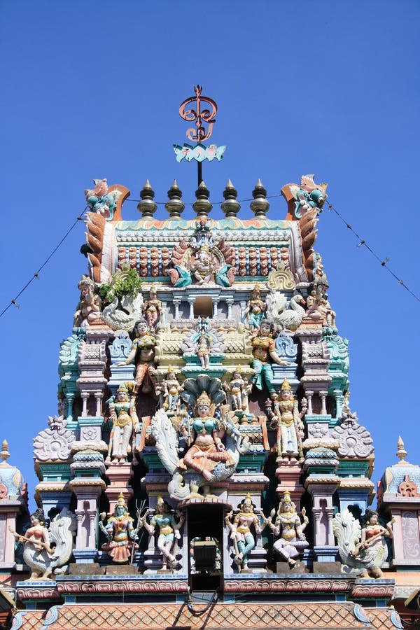 De Tempel Van Het Hindoeïsme in Penang Stock Afbeelding - Image of ...