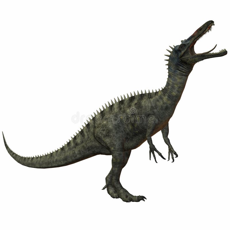 De Tenerensis-3D Dinosaurus Van Suchomimus Stock Illustratie - Illustration of fossiel, staart ...