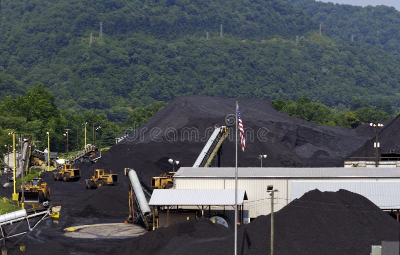 Terminal Van West Virginia Coal Company Stock Foto - Image of zaken ...