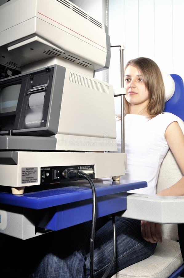 De test van de visie stock afbeelding. Image of oftalmoloog - 5941309