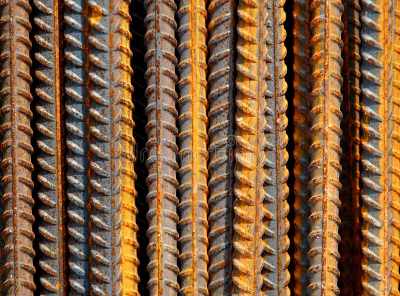 Rebar De Verticaal Van De Rol Stock Afbeelding - Image of achtergrond ...