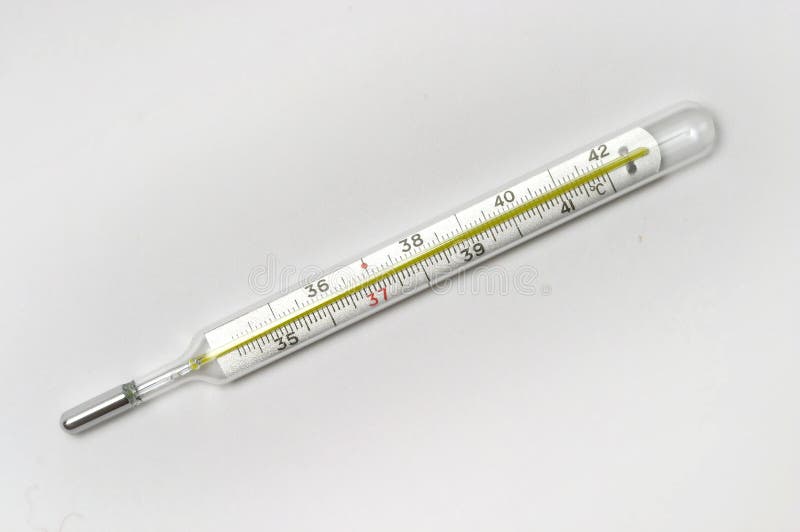 De Thermometer Van Het Kwik Stock Foto - Image of thermometer, koude ...