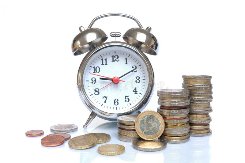 De tijd is geld stock foto. Image of geld, rijk, europa - 25025126