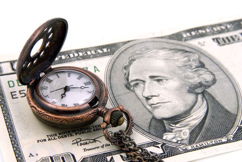 De tijd is Kostbaar stock foto. Image of nota, klok, honderd - 901746