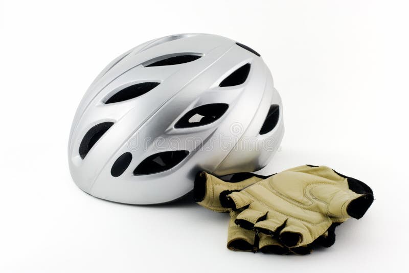 De Toebehoren Van De Fiets. Stock Afbeelding - Image of helm, toestel ...
