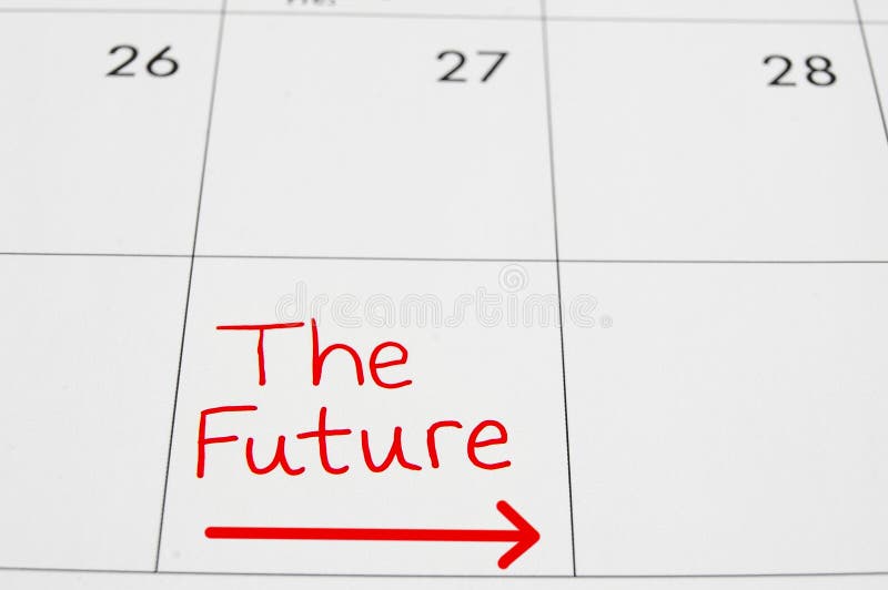 De toekomst stock afbeelding. Image of tijdschema, planning - 27908337
