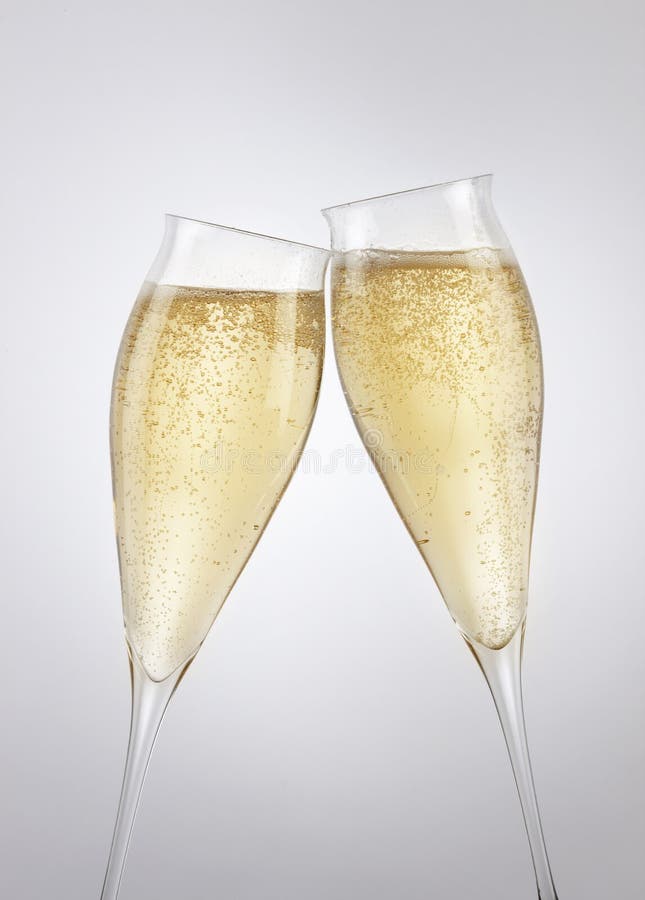 De toost van Champagne stock afbeelding. Image of pret - 12029553