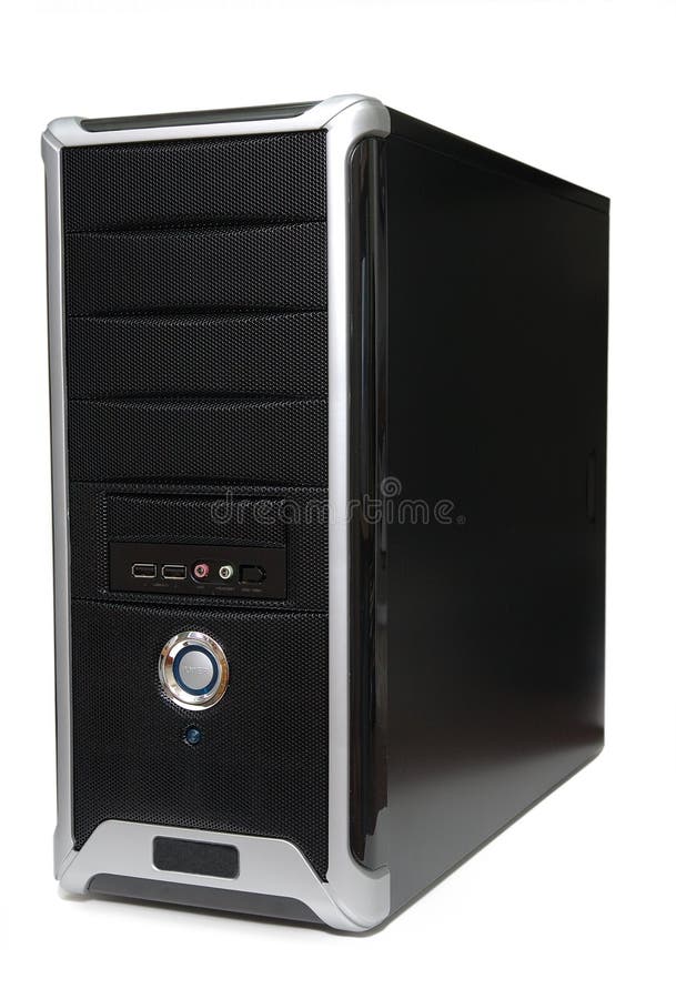 De toren van de computer stock afbeelding. Image of bureaublad - 5311329