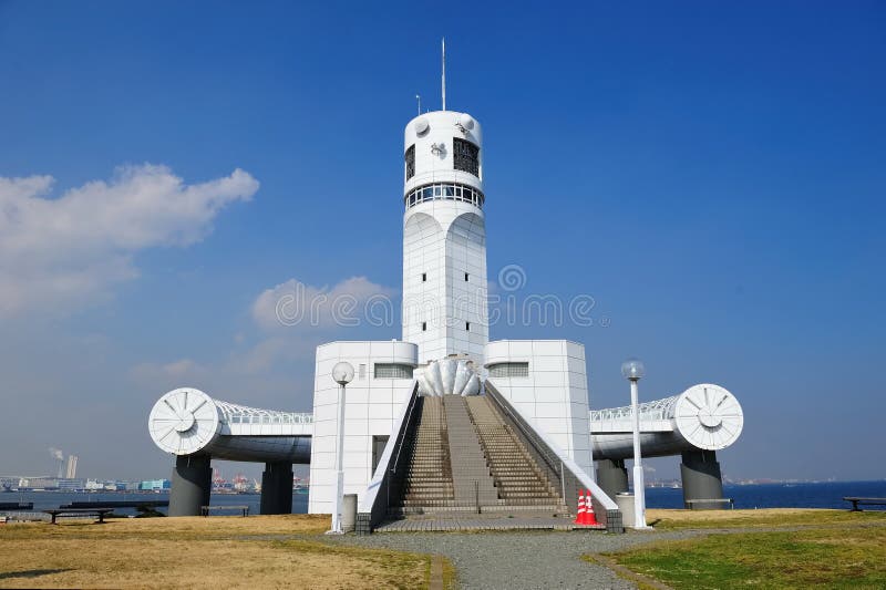 De Toren Van Het Symbool Van De Haven Van Yokohama Stock Foto - Image ...