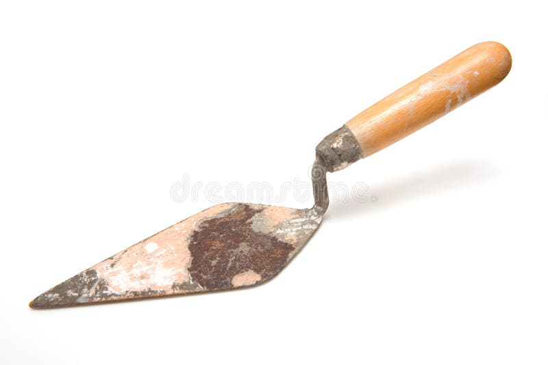 De troffel van bouwers stock afbeelding. Image of roestig - 1321859