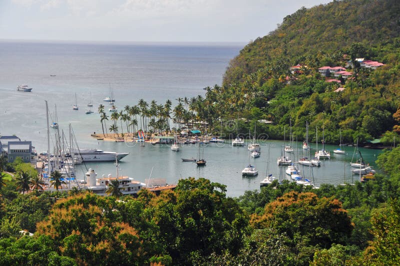 De Tropische Inham Overziet Stock Afbeelding - Image of inham, vakantie ...