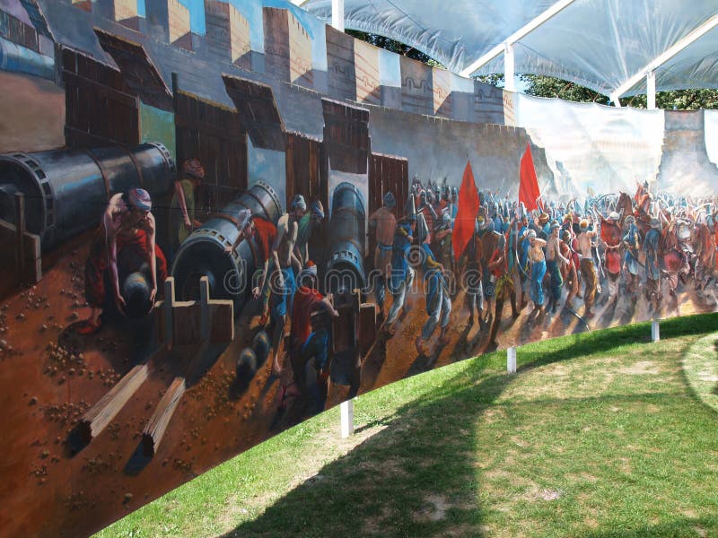 De val van Constantinopel redactionele stock foto. Image of ...