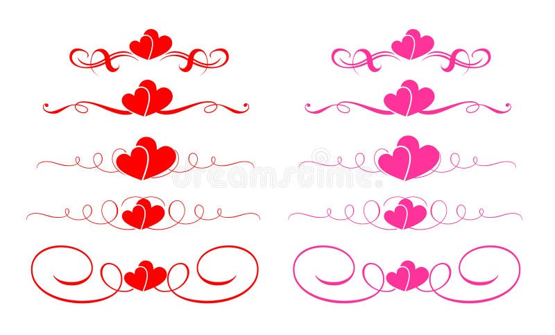 De vector van harten vector illustratie. Illustration of samenvatting ...