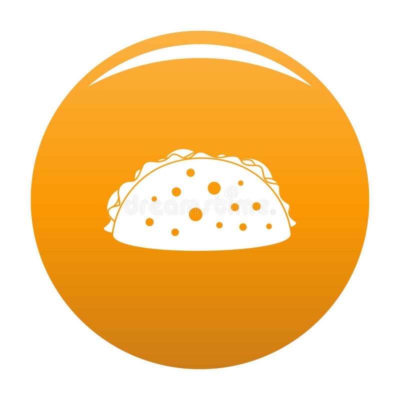 Tacos-pictogram Gevulde Regel En Overzicht Voor Het Logo Van Het ...