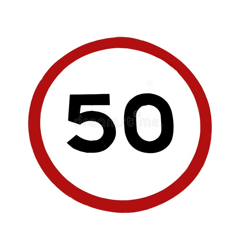 160 De Verkeersteken Van De Snelheidsbeperking Stock Illustratie ...