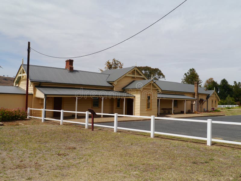 De Vernieuwde Post Van Gundagai Stock Foto - Image of vervoer, houten ...