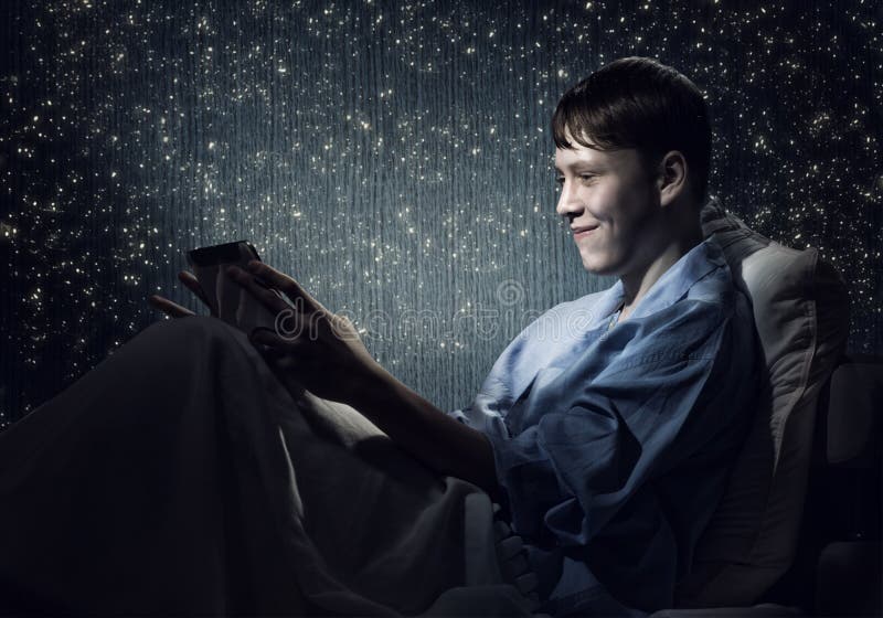 De Verslaving van Internet stock afbeelding. Image of technologie ...