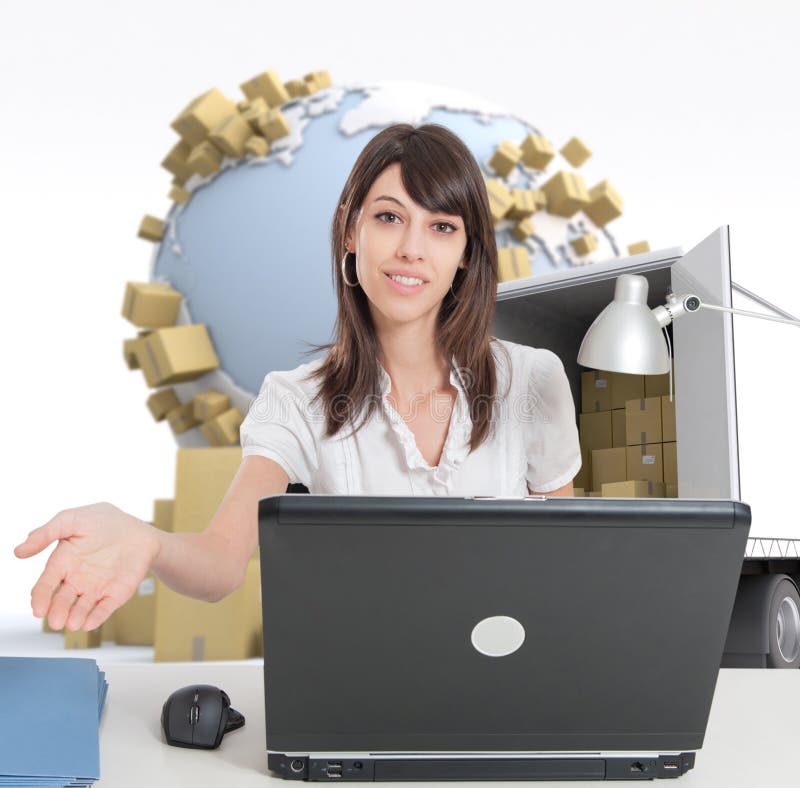 De Vervoer Daarmee Verband Houdende Diensten Stock Afbeelding - Image of agent, vervoer: 52843831