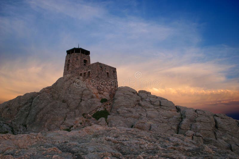 De vesting van de bergtop stock afbeelding. Image of exotisch - 3870729