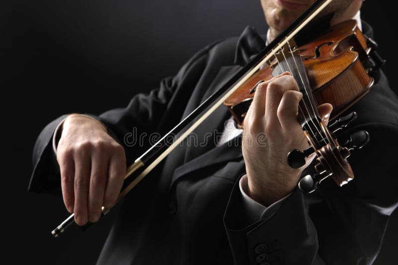 De violist stock foto. Image of achtergrond, muzikaal - 23205018
