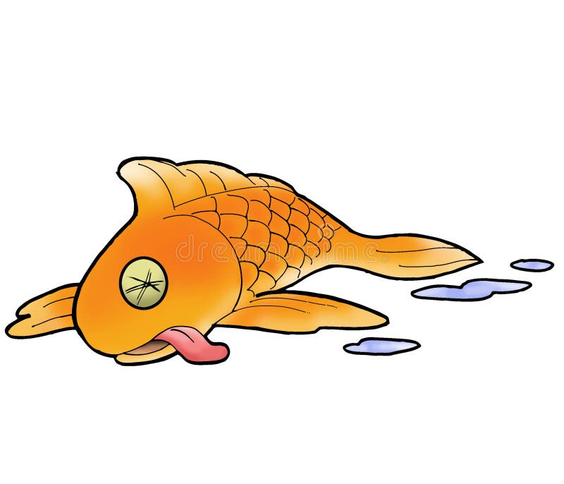 De vissen van de dood stock illustratie. Illustration of beeldverhaal ...