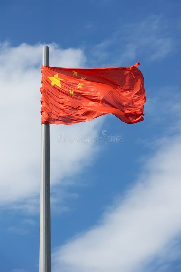 De Vlag van China stock foto. Image of politiek, ster - 56599504