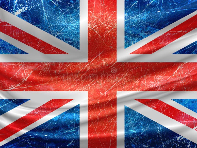 De vlag van Engeland stock illustratie. Illustration of illustratie ...