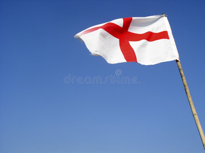 De vlag van Engeland stock foto. Image of ruimte, vlag, rood - 36162