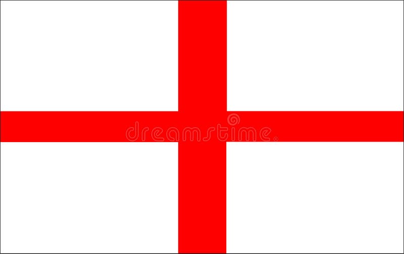 De Vlag van Engeland stock illustratie. Illustration of klem - 7735149