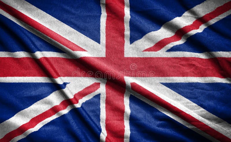 De Vlag Van Engeland Vlag Op Achtergrond Stock Afbeelding - Image of ...