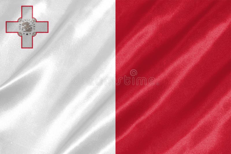 De vlag van Malta stock foto. Image of republiek, embleem - 137460896
