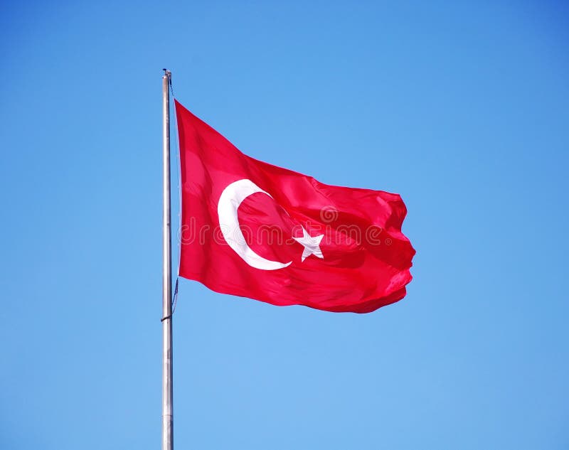 De vlaggen van Turkije stock foto. Image of ontwerp, achtergrond - 65501370