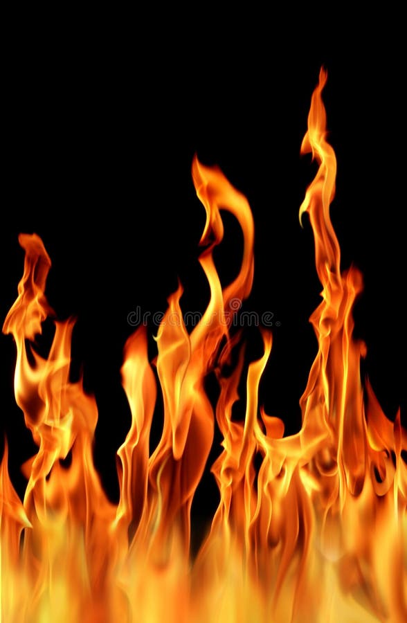 De vlam van de brand stock afbeelding. Image of heet, achtergronden ...