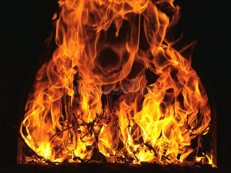 Vuurvlammen stock foto. Image of achtergrond, sinaasappel - 10598336