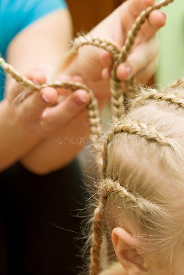 De vlecht van de vlecht stock afbeelding. Image of familie - 23554905
