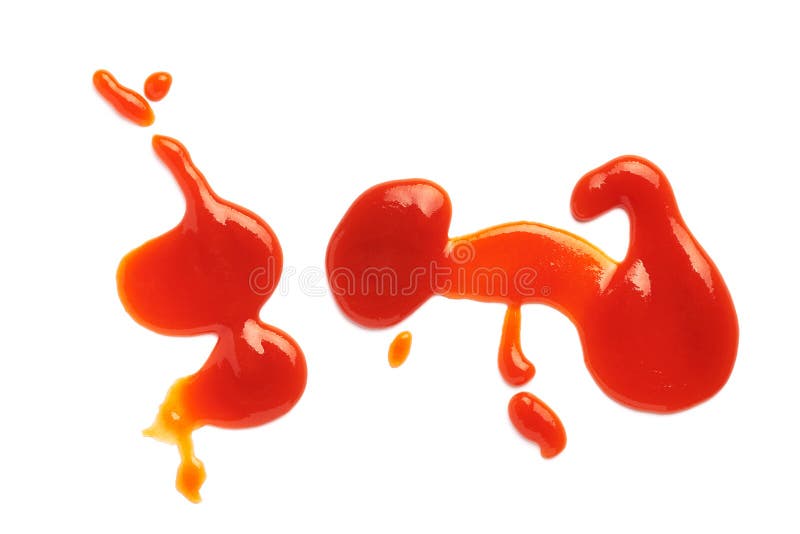 De vlek van de ketchup stock afbeelding. Image of fles - 17710467