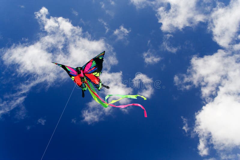De Vlinder van de vlieger stock foto. Afbeelding bestaande uit vlieger ...