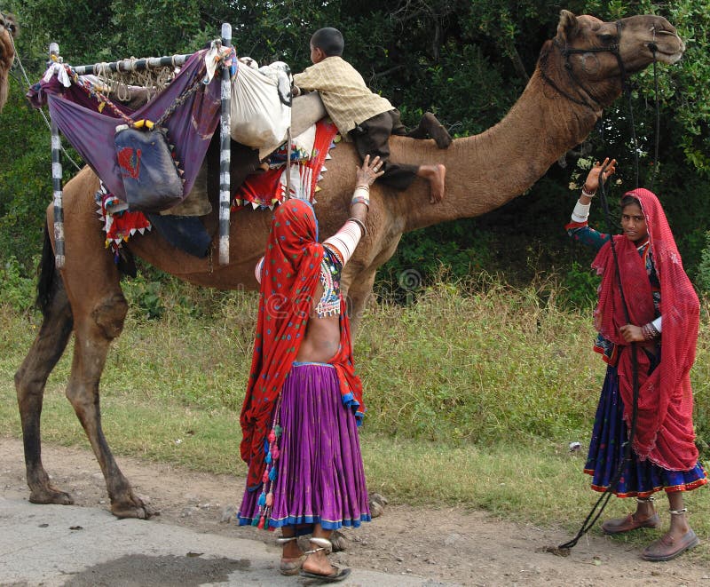 De Vrouwen Van De Zigeuner in India Redactionele Fotografie - Image of ...