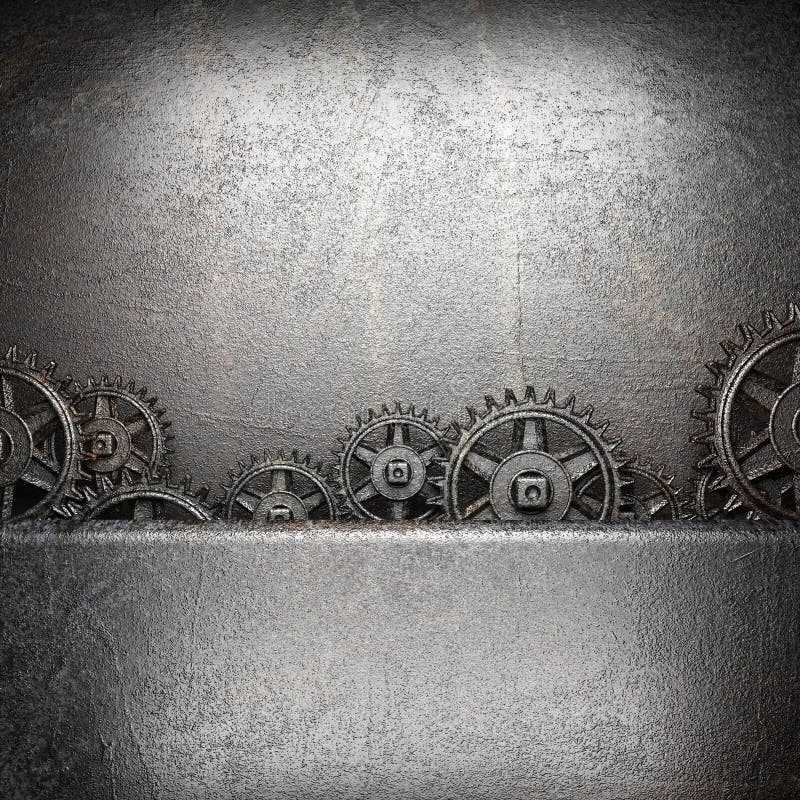 De Wielen Van Het Toestel Op Staal Stock Illustratie - Illustration of ...