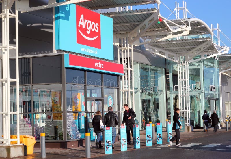 De Winkel Van Argos, Kempston, Bedden, Het UK. Redactionele Afbeelding ...