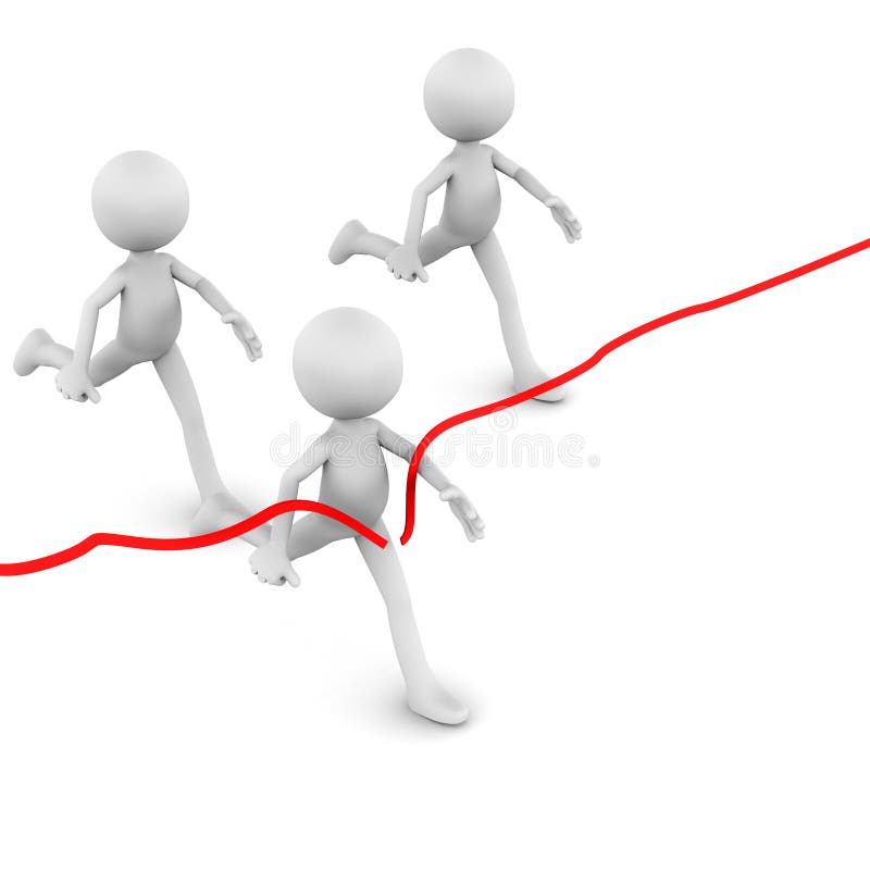 De Winnaar Van De Concurrentie Stock Illustratie - Illustration of ...