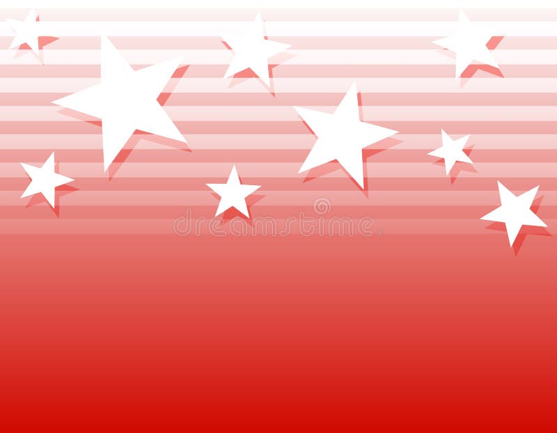 De Witte Achtergrond Van De Strepen Van Sterren Stock Illustratie ...