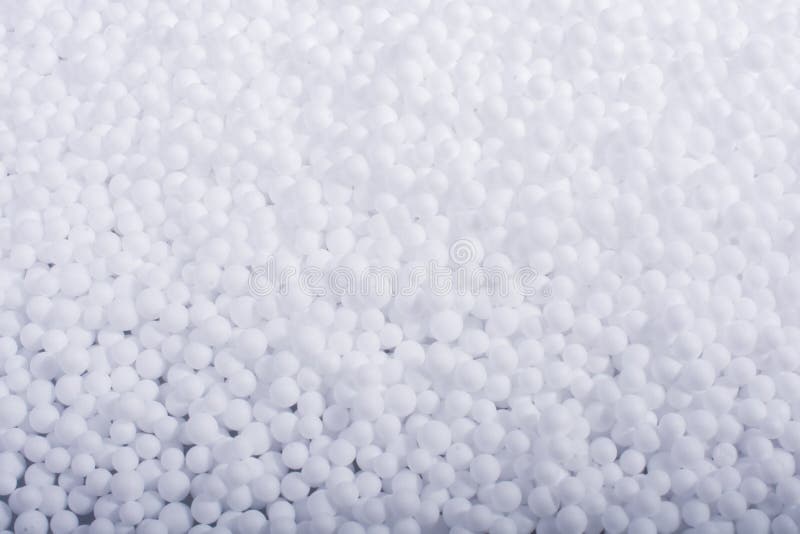 De Witte Ballen Van Het Polystyreenschuim Als Achtergrond Stock ...