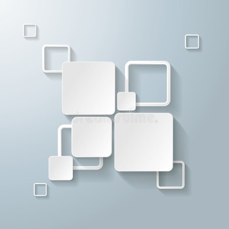 De Witte Bel Van De Rechthoek Langwerpige Toespraak Stock Illustratie ...