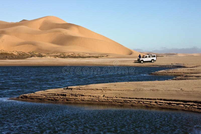 De Woestijn Van Namib - Namibië Stock Foto - Image of aandrijving, piek ...