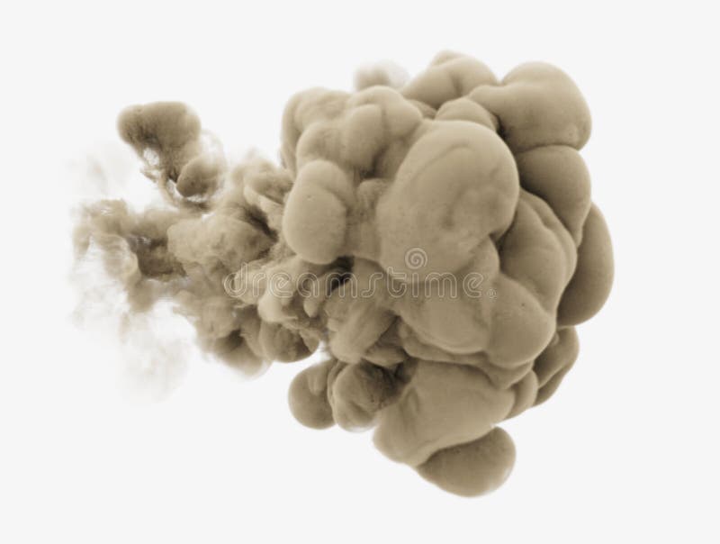 De wolk van de rook stock illustratie. Illustration of stoom - 100910640