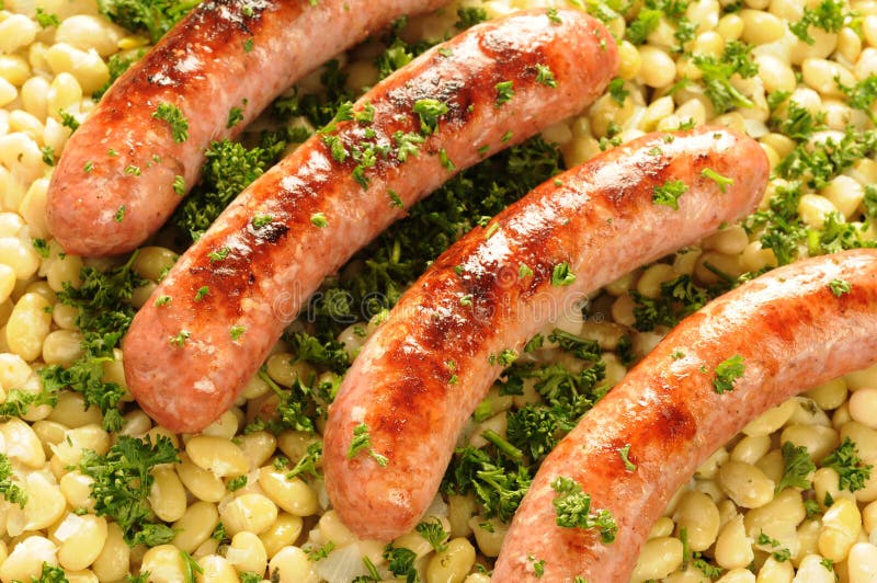 De Franse Worsten Van Toulouse Stock Foto - Image of raad, slager ...