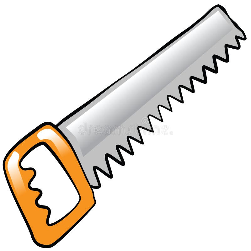 De zaag van de haag vector illustratie. Illustration of glanzend - 3729215