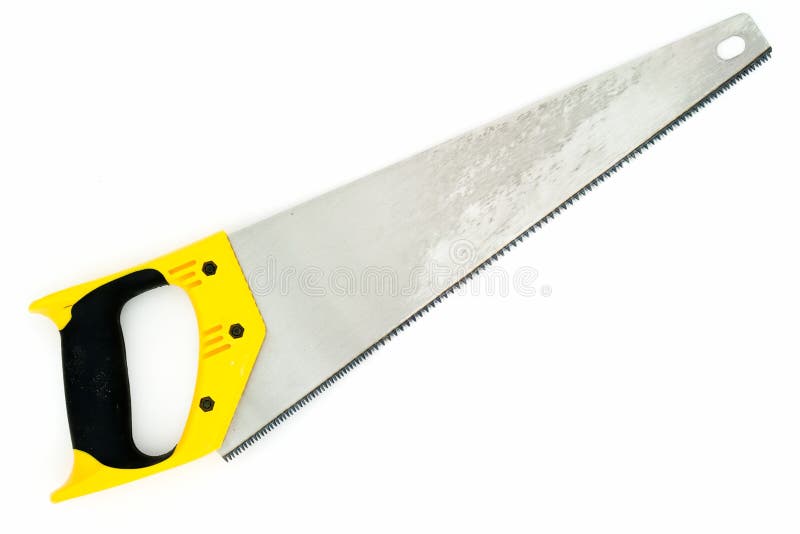 De Zaag Van De Houtbewerking Stock Afbeelding - Image of staal, snijden ...